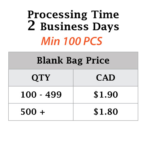 Budget Canvas Tote Bag 15” W x 16” H -5oz – EcoBagPlus